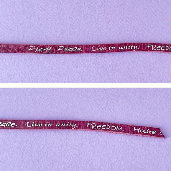 Humanity For All | Jewelry | Humanity For All Wrap Bracelet Dark Pink ...